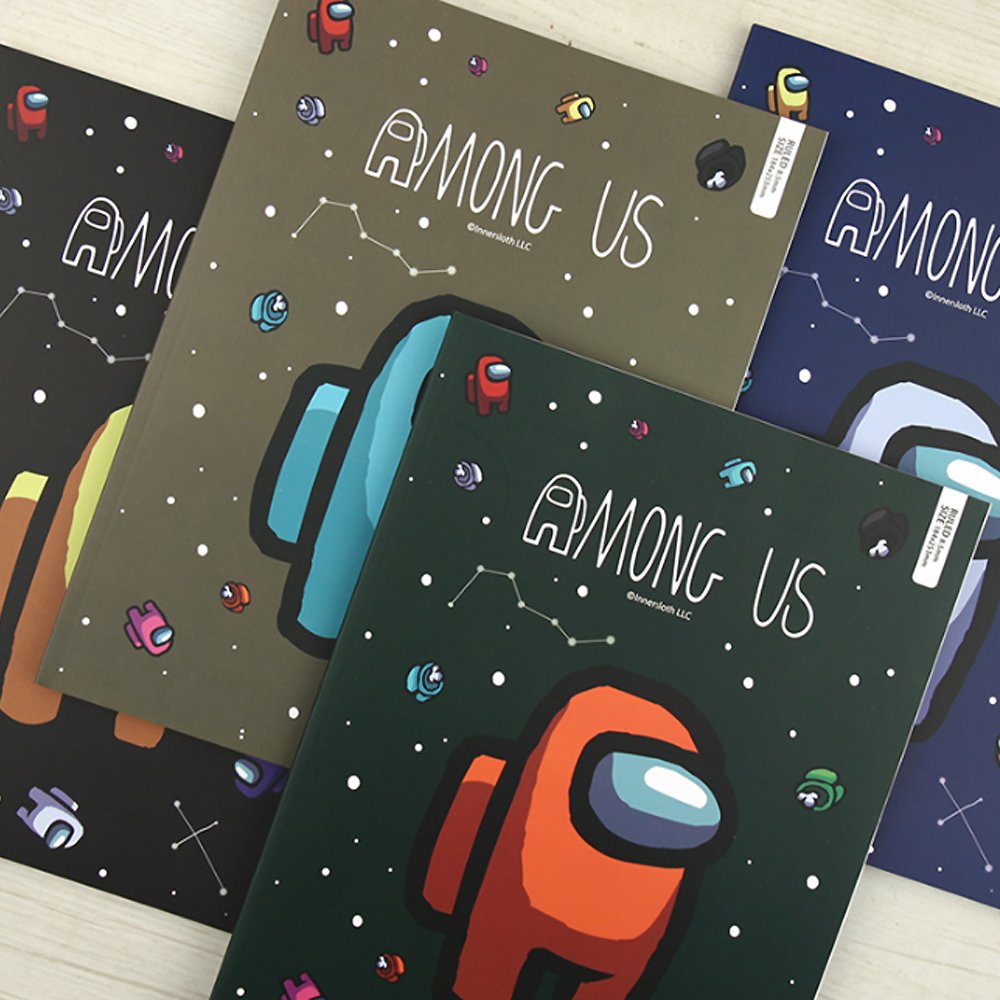 Among Us 8.5mm Ruled Notebook – Hello Discount Store
