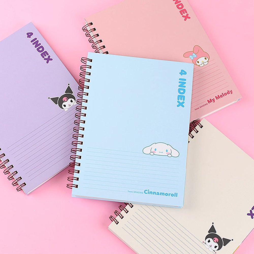 Sanrio Characters 4 Index Notebook – Hello Discount Store