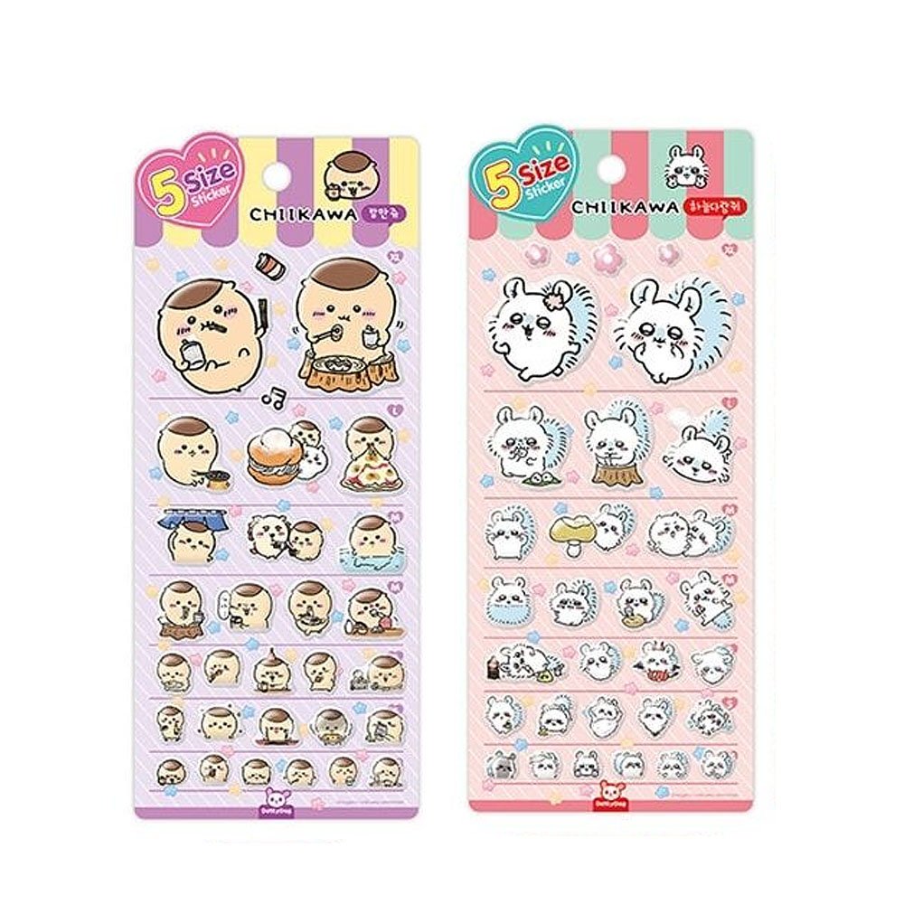 Chiikawa Momonga & Kuri-Manju 5 Size Sticker – Hello Discount Store