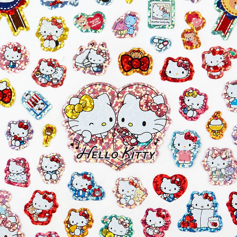 Hello Kitty 100pcs Hologram Deco Sticker – Hello Discount Store
