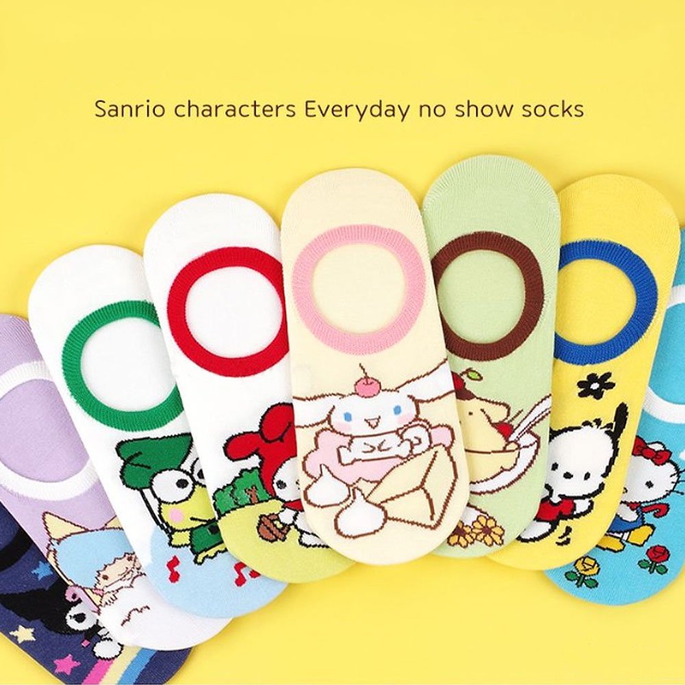 Sanrio Characters Everyday No Show Socks – Hello Discount Store
