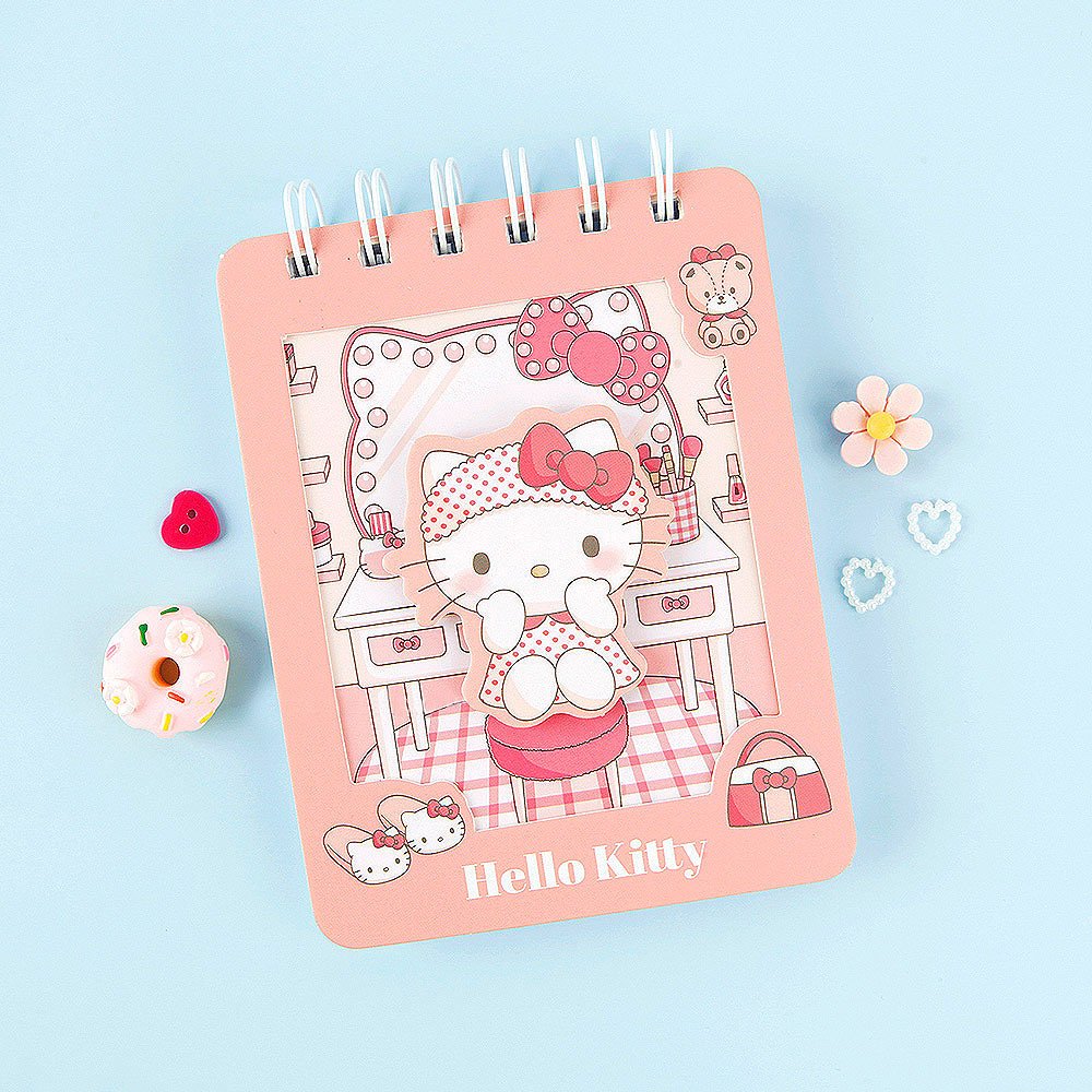 Hello Kitty Spiral 3D Notebook – Hello Discount Store