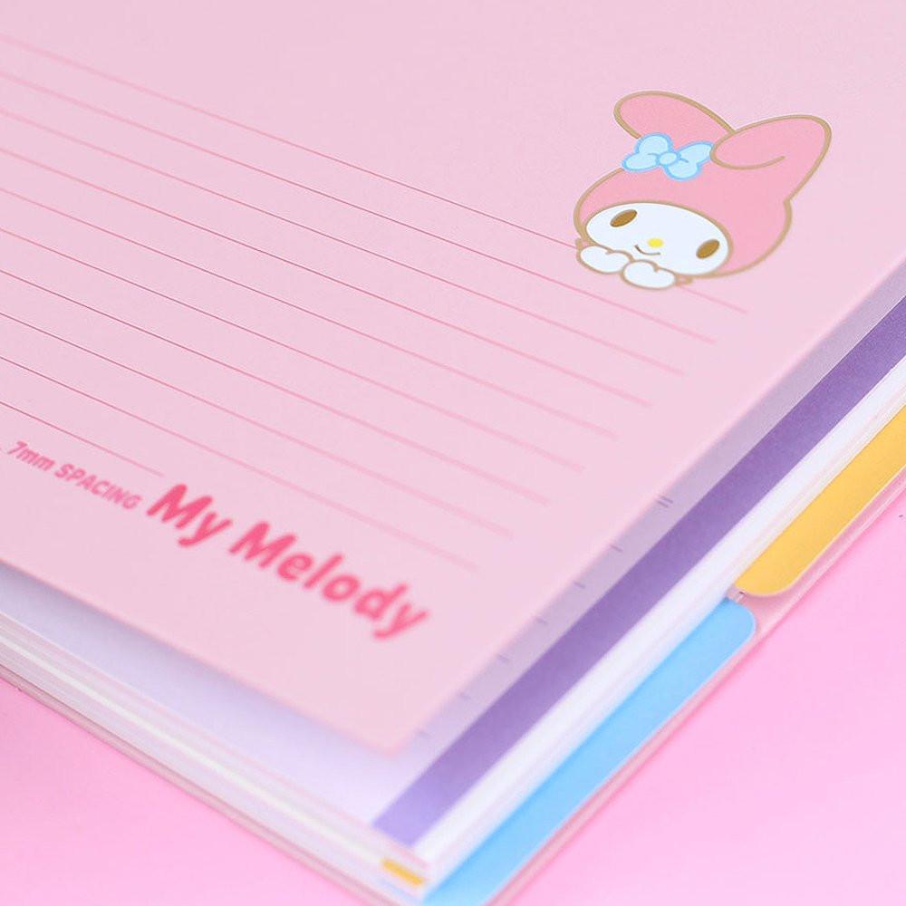 Sanrio Characters 4 Index Notebook – Hello Discount Store