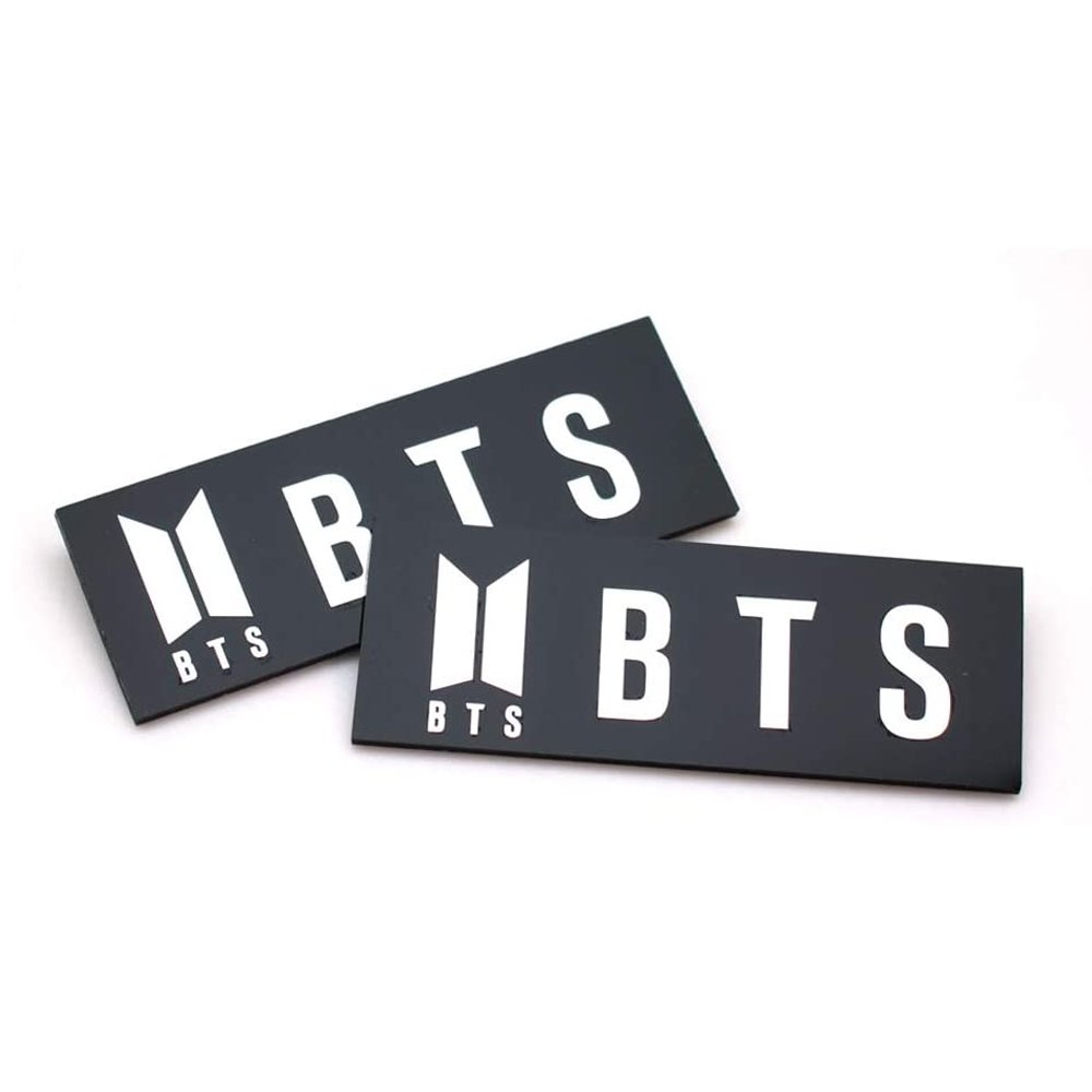 KPOP BTS Name Tag Pin Name Badge 1PC – Hello Discount Store