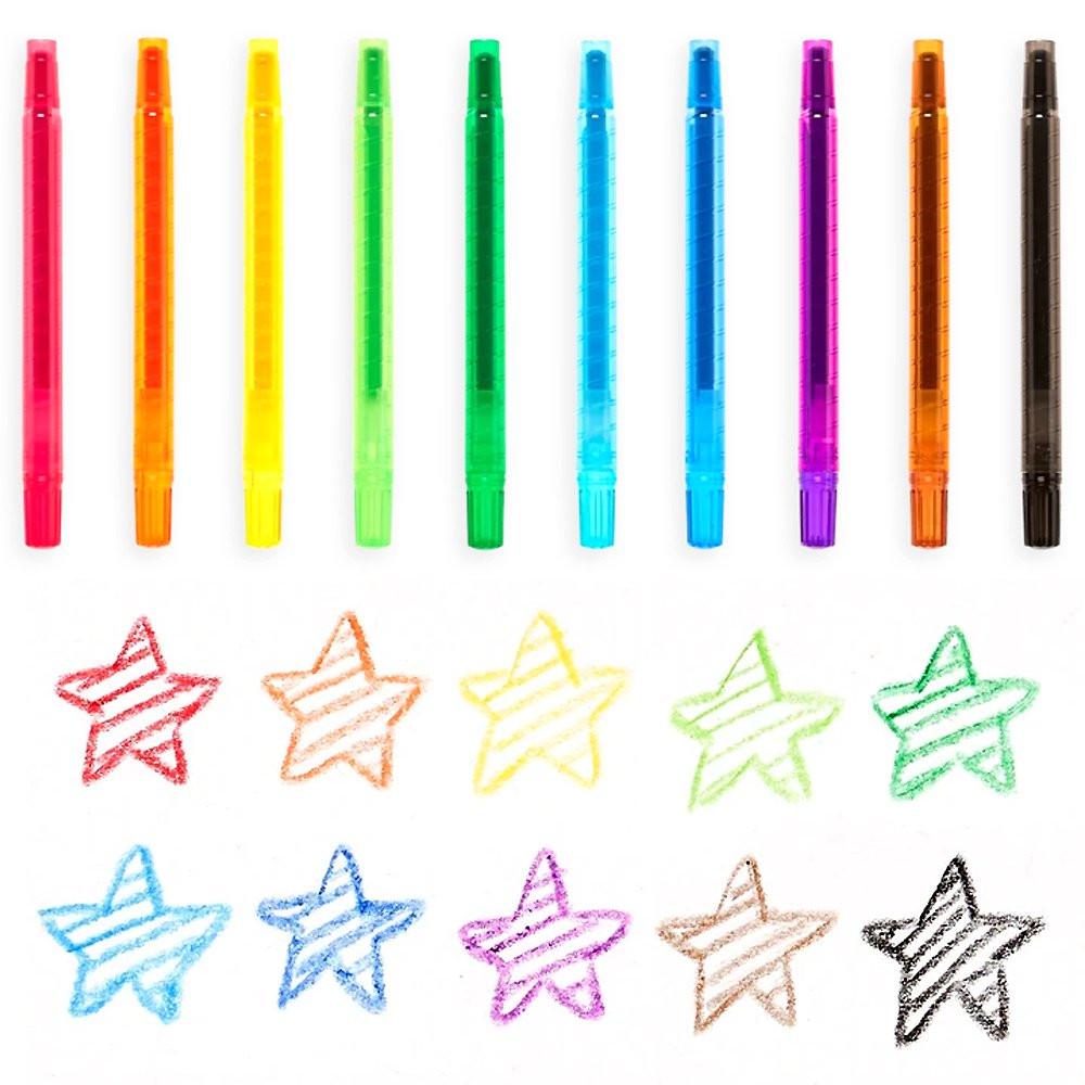 10 Yummy Yummy Scented Twist Up Crayons – Hello Discount Store