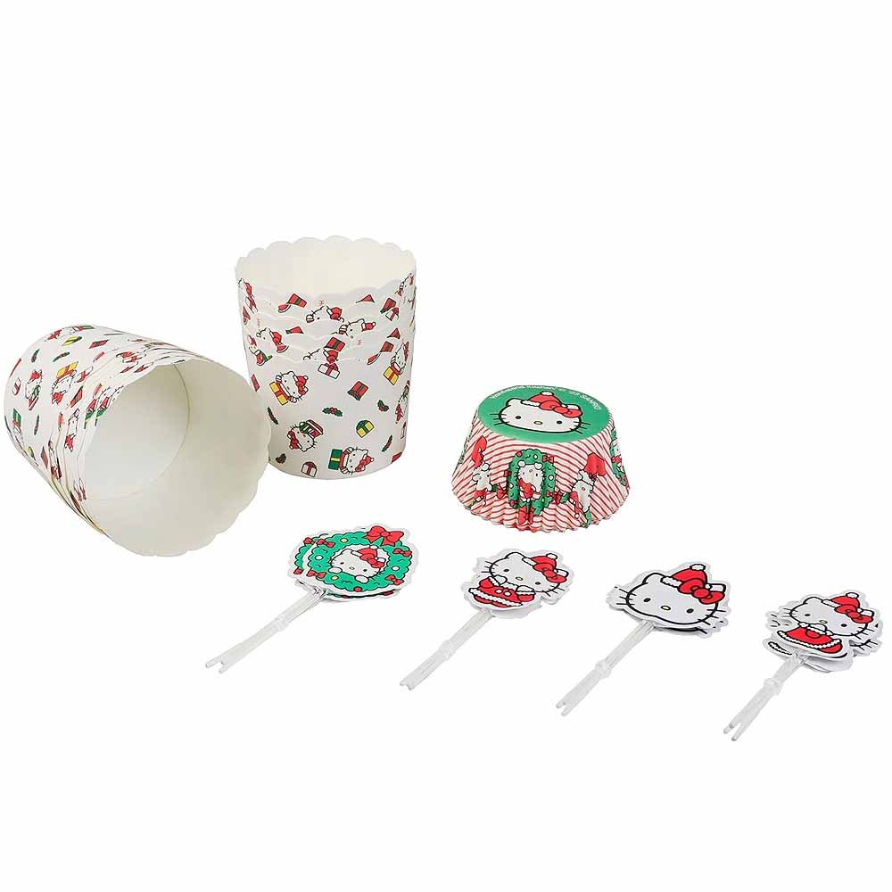 Hello Kitty Holiday Cupcake Party Set – Hello Discount Store
