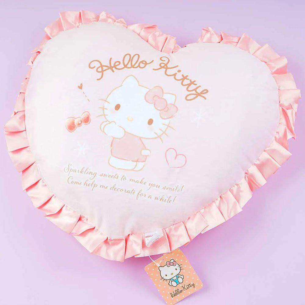 Sanrio Characters Heart Ruffle Cushion – Hello Discount Store