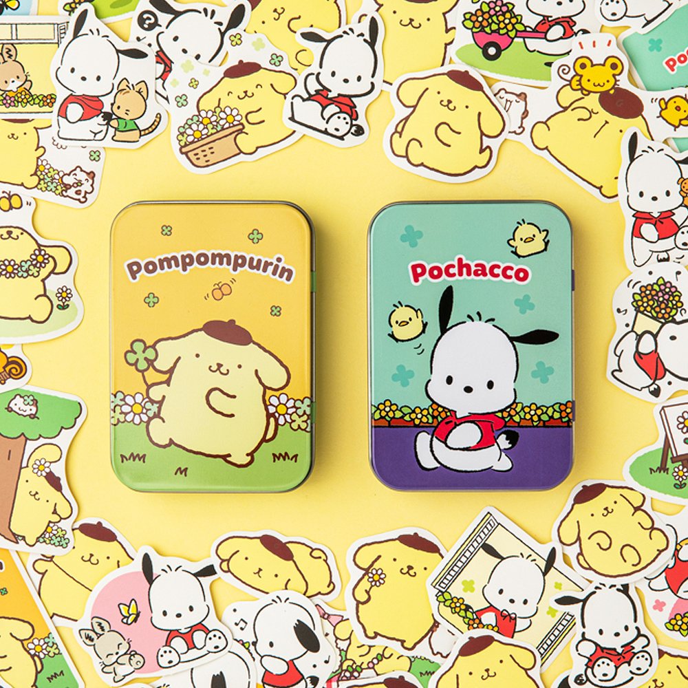 Sanrio Characters Tin Case Sticker Set – Hello Discount Store