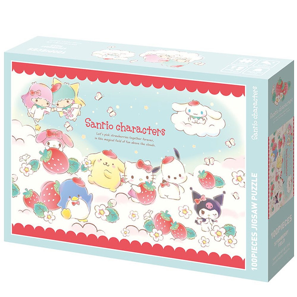 Sanrio Characters Strawberry 100pcs Jigsaw Puzzle – Hello Discount Store