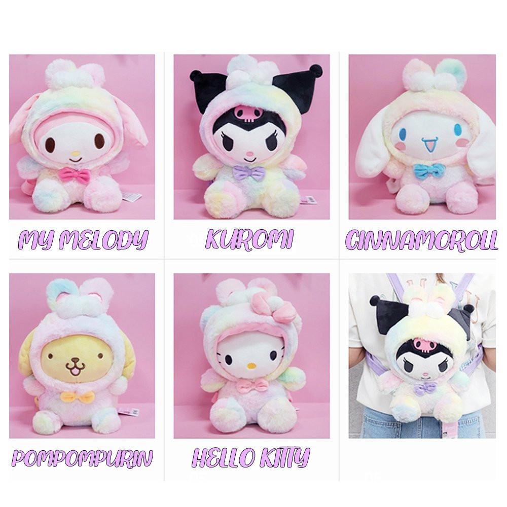 Sanrio Characters Rainbow Plush Backpack – Hello Discount Store