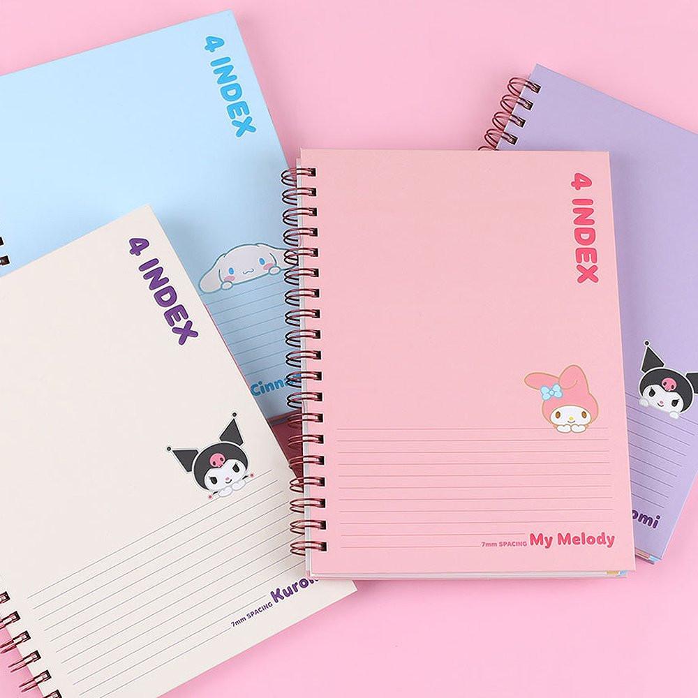 Sanrio Characters 4 Index Notebook – Hello Discount Store